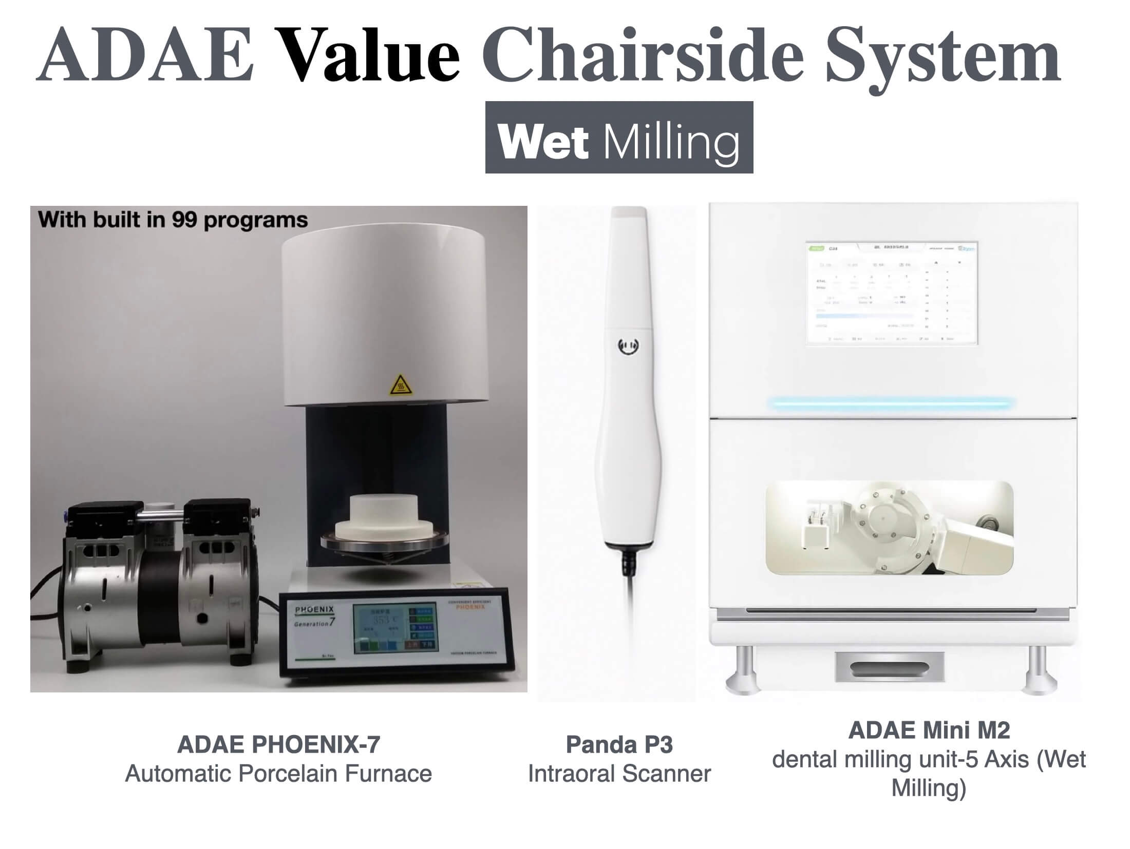 ADAE Value Chairside System (Wet Milling) – ADAE Dental Online Store