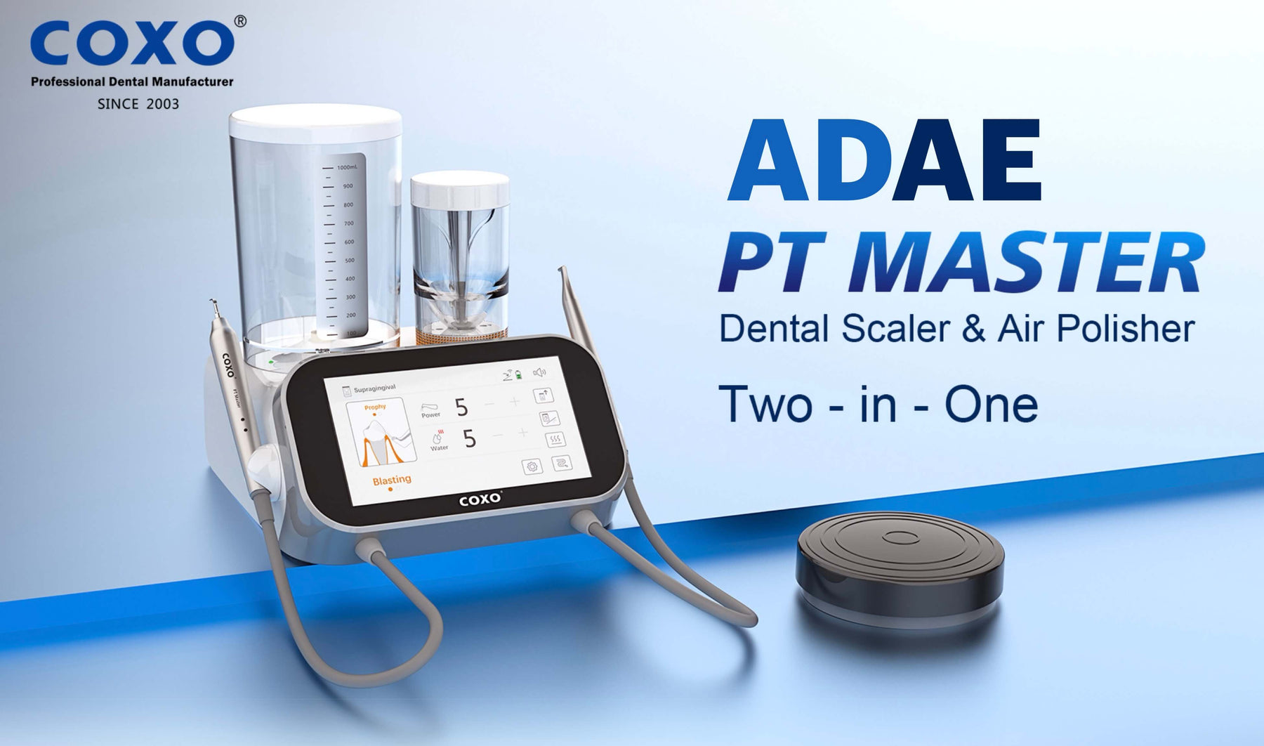 Coxo PT MASTER dental scaler and air polisher – ADAE Dental Online Store